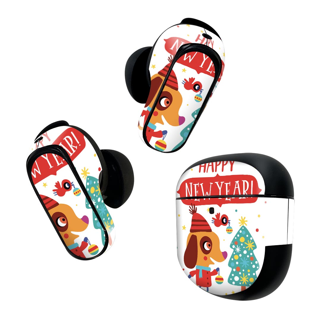 製品名 Bose QuietComfort Earbuds II 専用デザインスキンシール セット内容 Bose QuietComfort Earbuds II 専用シール　イヤホン（左右）3枚、充電ケース用シール 1枚AirPods第3世...