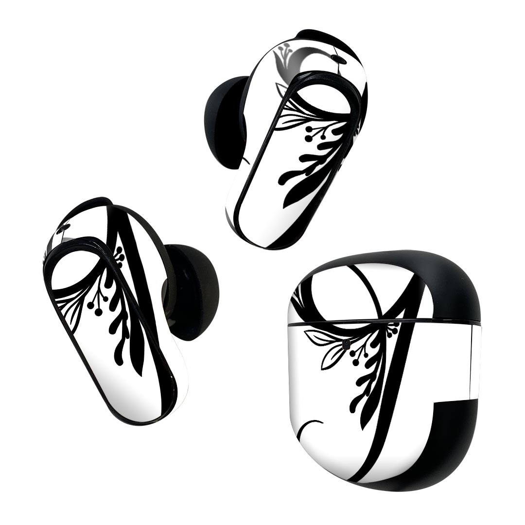 製品名 Bose QuietComfort Earbuds II 専用デザインスキンシール セット内容 Bose QuietComfort Earbuds II 専用シール　イヤホン（左右）3枚、充電ケース用シール 1枚AirPods第3世...