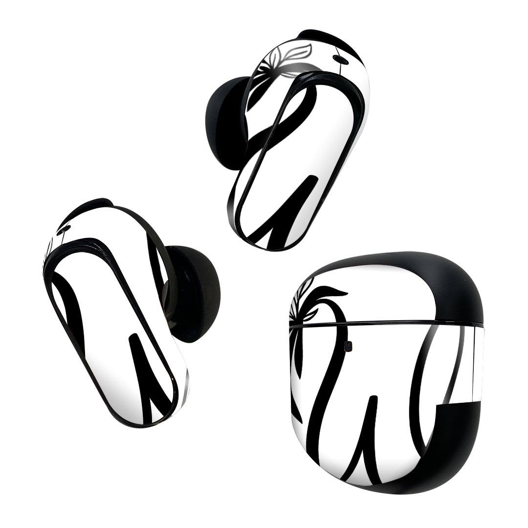 製品名 Bose QuietComfort Earbuds II 専用デザインスキンシール セット内容 Bose QuietComfort Earbuds II 専用シール　イヤホン（左右）3枚、充電ケース用シール 1枚AirPods第3世...