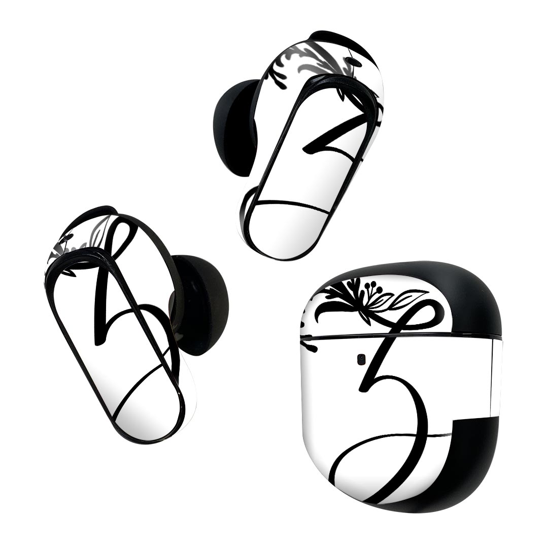 製品名 Bose QuietComfort Earbuds II 専用デザインスキンシール セット内容 Bose QuietComfort Earbuds II 専用シール　イヤホン（左右）3枚、充電ケース用シール 1枚AirPods第3世...