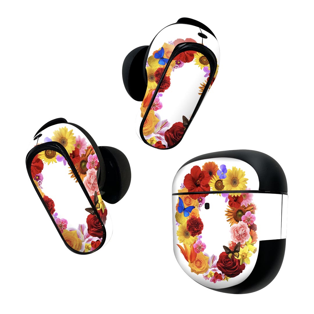 製品名 Bose QuietComfort Earbuds II 専用デザインスキンシール セット内容 Bose QuietComfort Earbuds II 専用シール　イヤホン（左右）3枚、充電ケース用シール 1枚AirPods第3世...