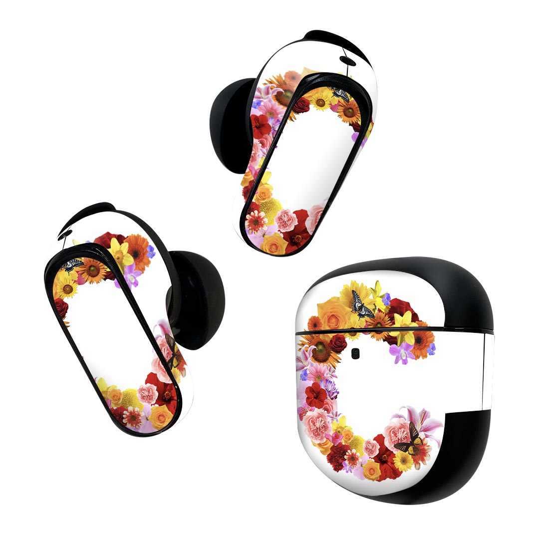 製品名 Bose QuietComfort Earbuds II 専用デザインスキンシール セット内容 Bose QuietComfort Earbuds II 専用シール　イヤホン（左右）3枚、充電ケース用シール 1枚AirPods第3世...