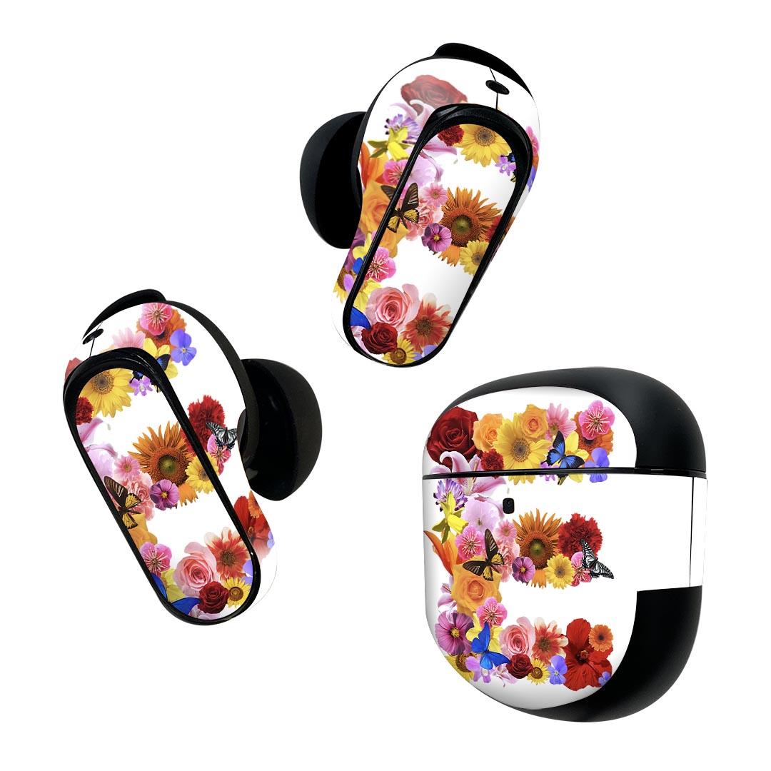 製品名 Bose QuietComfort Earbuds II 専用デザインスキンシール セット内容 Bose QuietComfort Earbuds II 専用シール　イヤホン（左右）3枚、充電ケース用シール 1枚AirPods第3世...