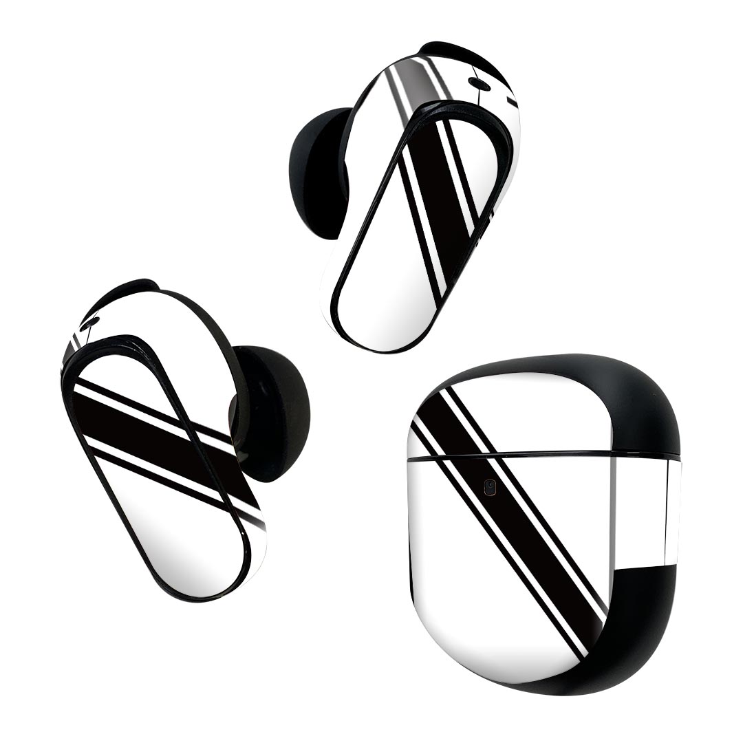 製品名 Bose QuietComfort Earbuds II 専用デザインスキンシール セット内容 Bose QuietComfort Earbuds II 専用シール　イヤホン（左右）3枚、充電ケース用シール 1枚AirPods第3世...