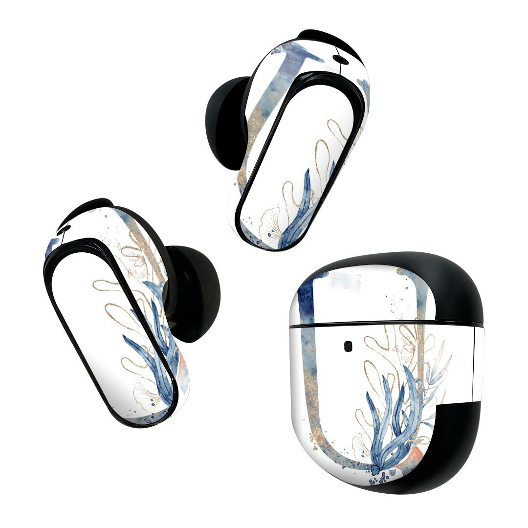 製品名 Bose QuietComfort Earbuds II 専用デザインスキンシール セット内容 Bose QuietComfort Earbuds II 専用シール　イヤホン（左右）3枚、充電ケース用シール 1枚AirPods第3世...