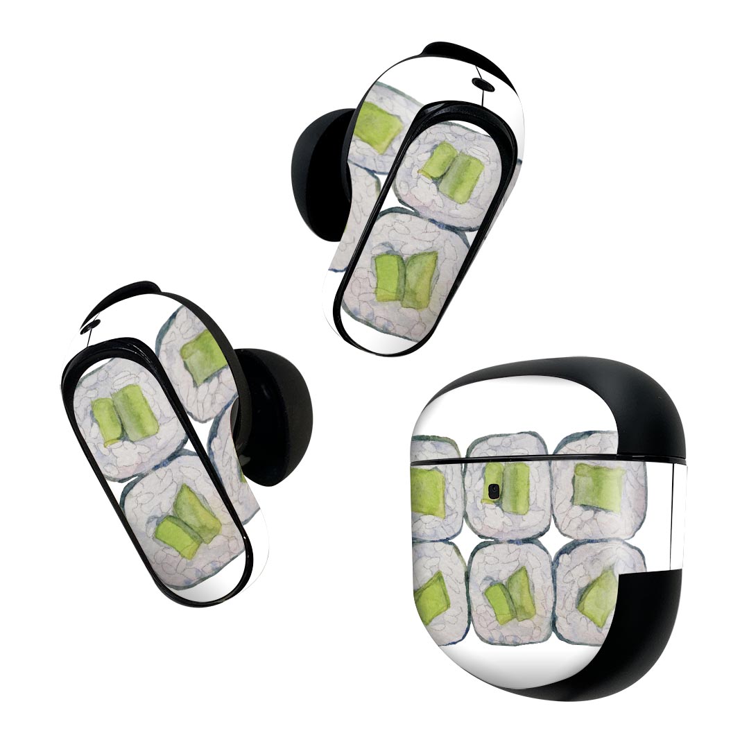 製品名 Bose QuietComfort Earbuds II 専用デザインスキンシール セット内容 Bose QuietComfort Earbuds II 専用シール　イヤホン（左右）3枚、充電ケース用シール 1枚AirPods第3世...