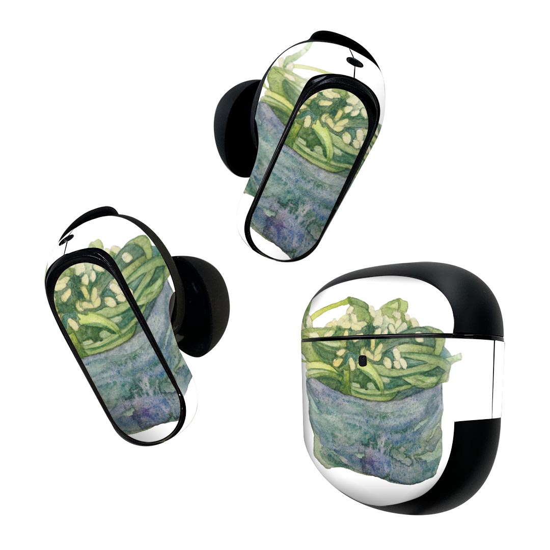 製品名 Bose QuietComfort Earbuds II 専用デザインスキンシール セット内容 Bose QuietComfort Earbuds II 専用シール　イヤホン（左右）3枚、充電ケース用シール 1枚AirPods第3世...