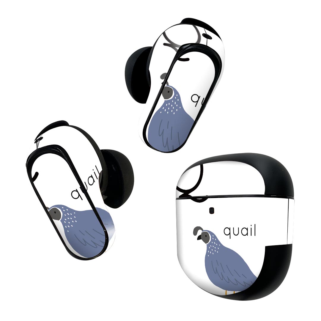 製品名 Bose QuietComfort Earbuds II 専用デザインスキンシール セット内容 Bose QuietComfort Earbuds II 専用シール　イヤホン（左右）3枚、充電ケース用シール 1枚AirPods第3世...