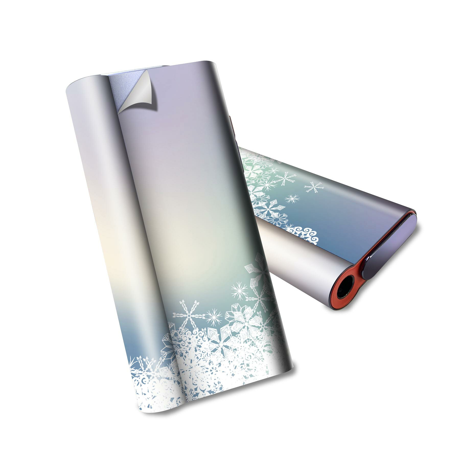 商品特徴・貼るだけでかんたん着せ替え、glo hyper air 専用デザインスキンシール・高精細プリントで写真と遜色のない仕上がり！半光沢シートでしっとりツヤのある表現力・正面に加え、天面・底面シールがセットで一体感アップ！・ちょっとした...