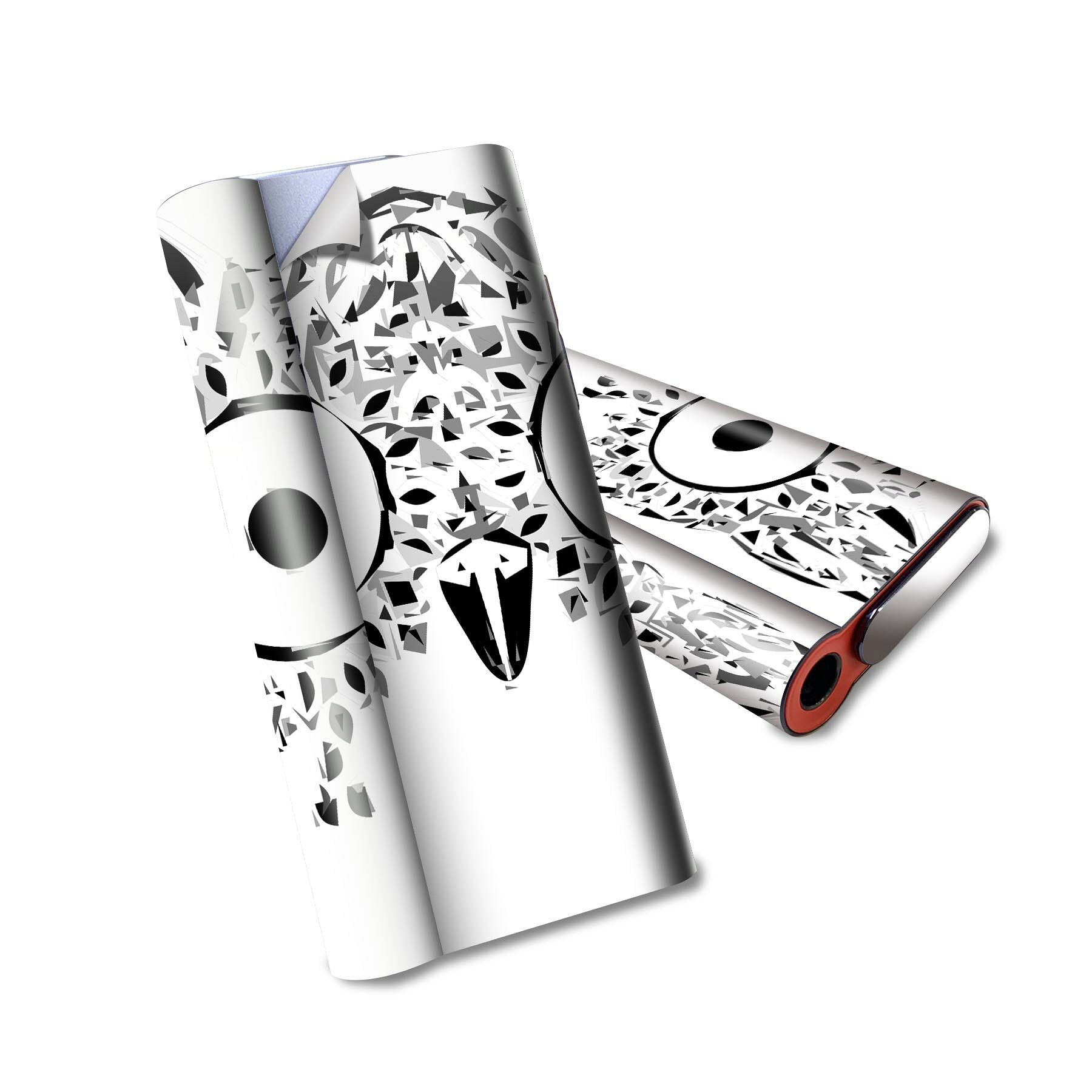商品特徴・貼るだけでかんたん着せ替え、glo hyper air 専用デザインスキンシール・高精細プリントで写真と遜色のない仕上がり！半光沢シートでしっとりツヤのある表現力・正面に加え、天面・底面シールがセットで一体感アップ！・ちょっとした...