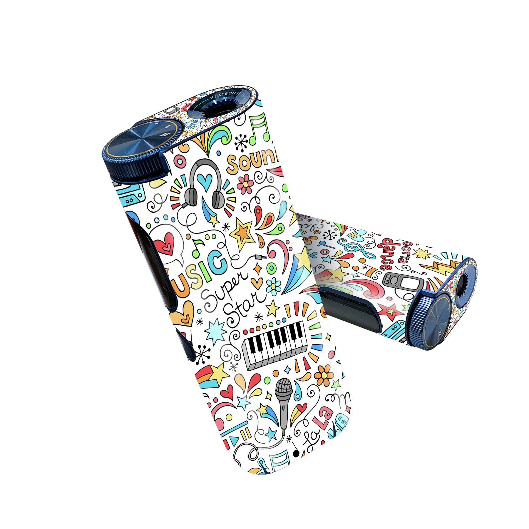 商品特徴・貼るだけでかんたん着せ替え、glo hyper pro 専用デザインスキンシール・高精細プリントで写真と遜色のない仕上がり！半光沢シートでしっとりツヤのある表現力・側面2枚に加え、天面3枚がセットで失敗しても安心！・ちょっとしたす...