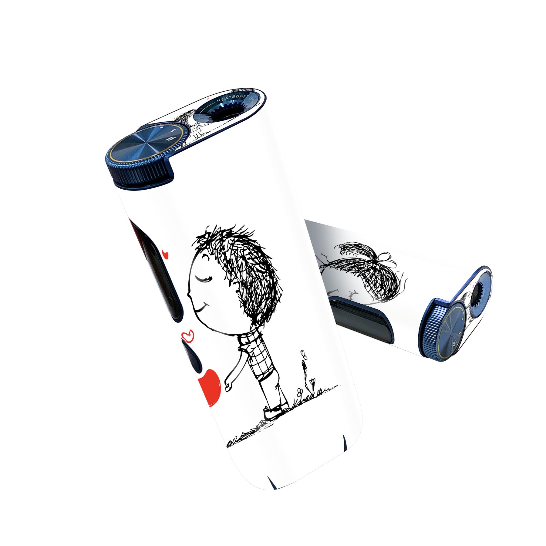 商品特徴・貼るだけでかんたん着せ替え、glo hyper pro 専用デザインスキンシール・高精細プリントで写真と遜色のない仕上がり！半光沢シートでしっとりツヤのある表現力・側面2枚に加え、天面3枚がセットで失敗しても安心！・ちょっとしたす...