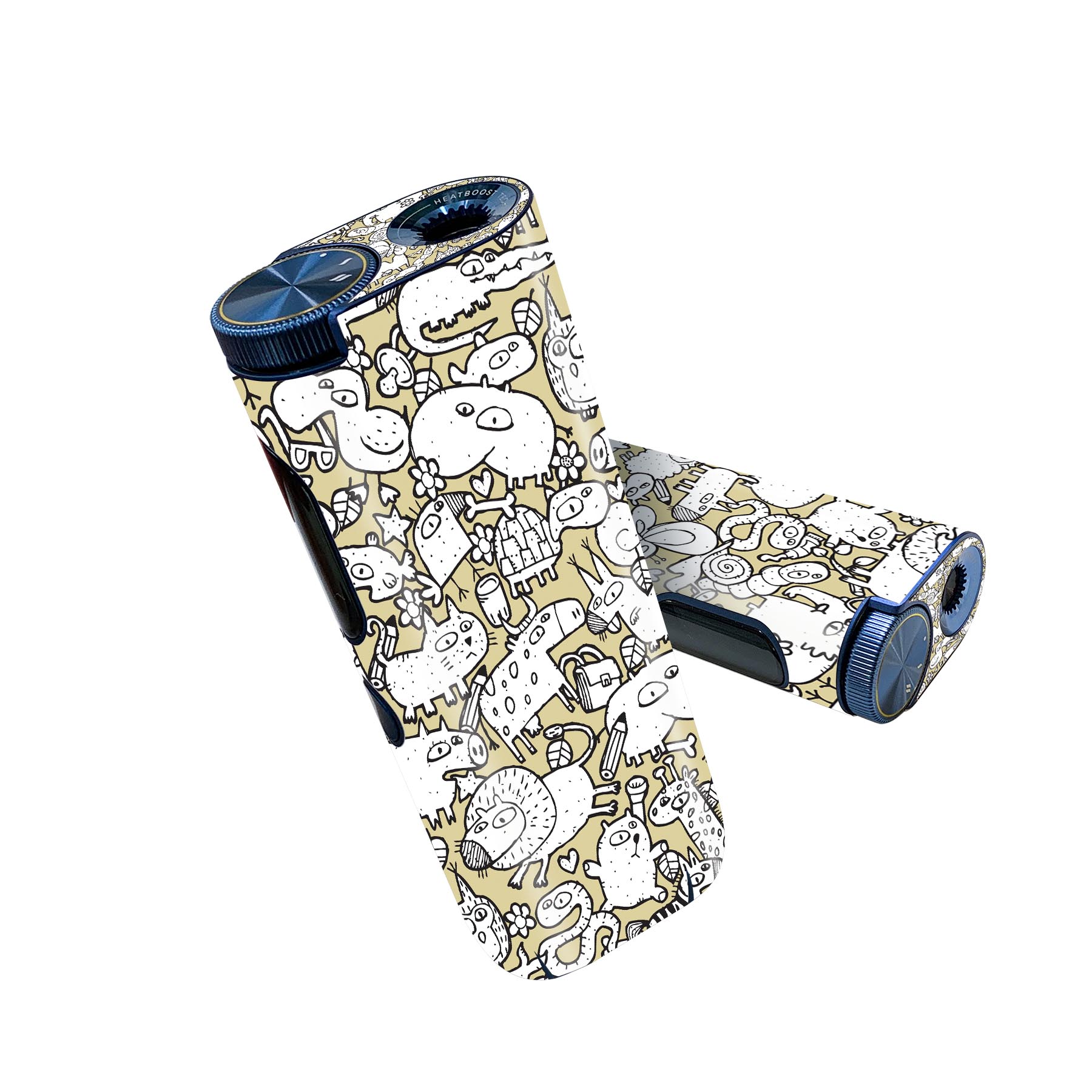 商品特徴・貼るだけでかんたん着せ替え、glo hyper pro 専用デザインスキンシール・高精細プリントで写真と遜色のない仕上がり！半光沢シートでしっとりツヤのある表現力・側面2枚に加え、天面3枚がセットで失敗しても安心！・ちょっとしたす...