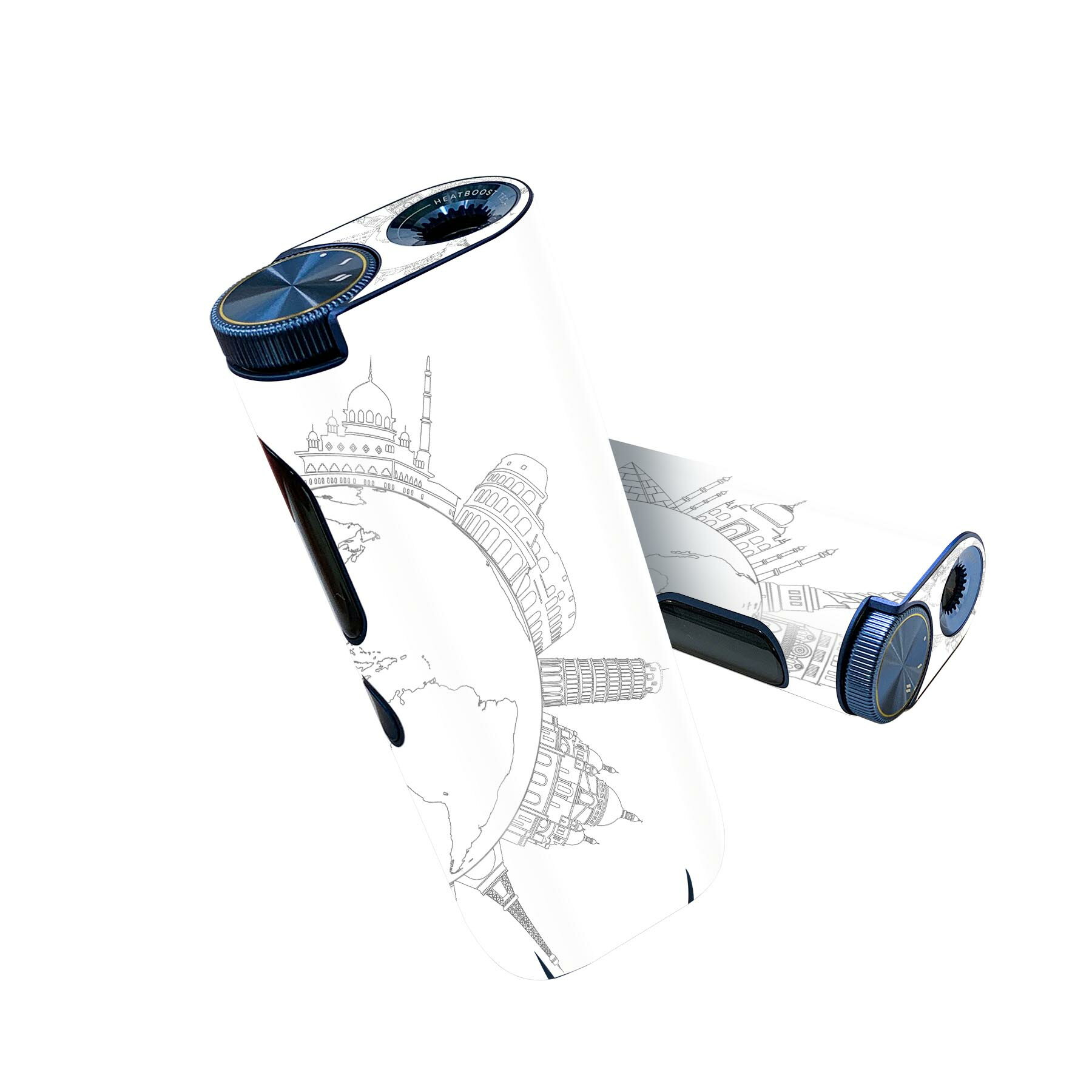 商品特徴・貼るだけでかんたん着せ替え、glo hyper pro 専用デザインスキンシール・高精細プリントで写真と遜色のない仕上がり！半光沢シートでしっとりツヤのある表現力・側面2枚に加え、天面3枚がセットで失敗しても安心！・ちょっとしたす...