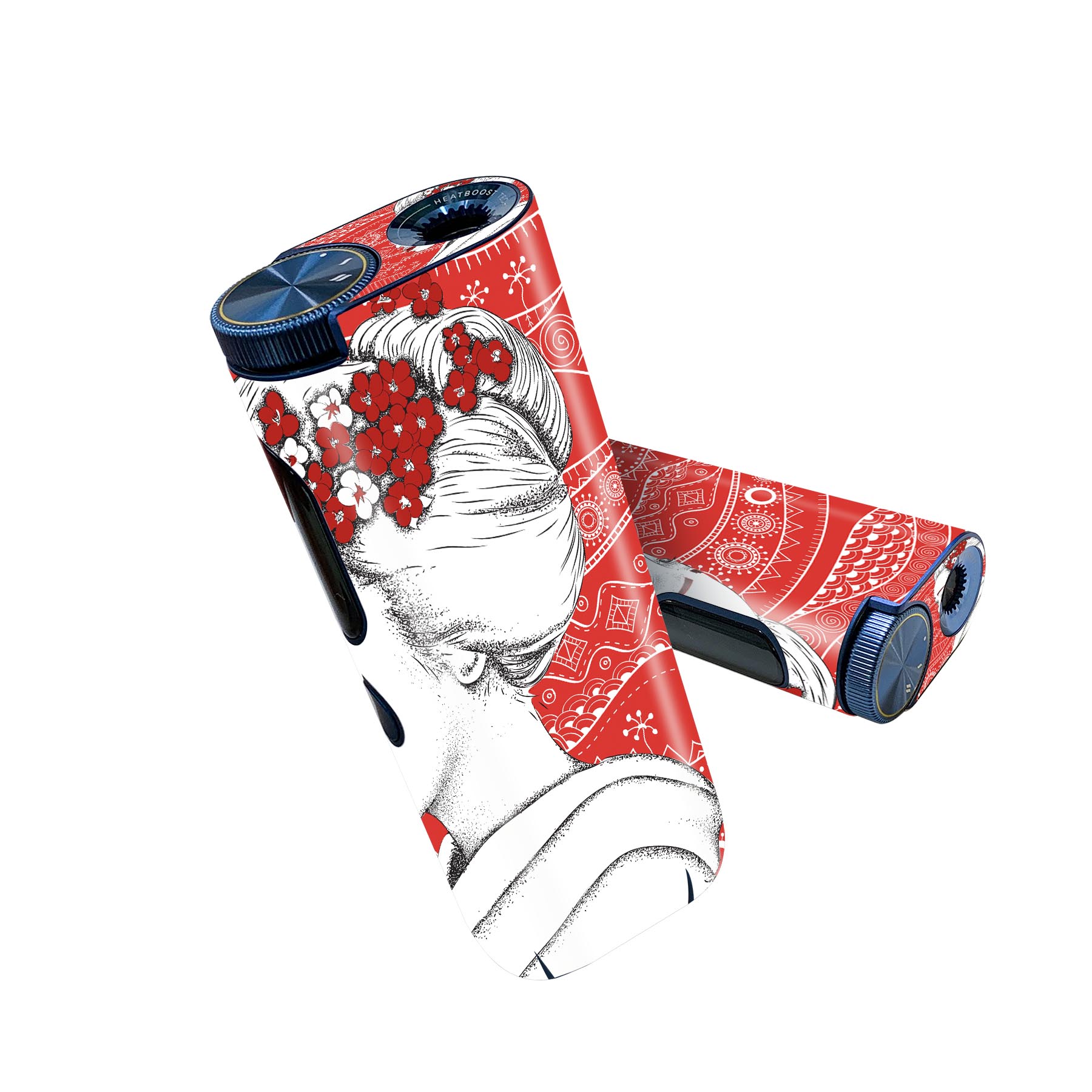 商品特徴・貼るだけでかんたん着せ替え、glo hyper pro 専用デザインスキンシール・高精細プリントで写真と遜色のない仕上がり！半光沢シートでしっとりツヤのある表現力・側面2枚に加え、天面3枚がセットで失敗しても安心！・ちょっとしたす...