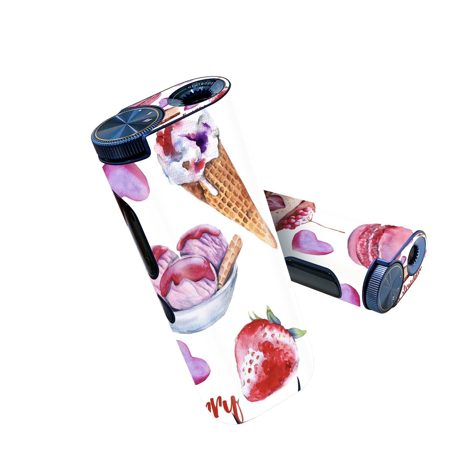 商品特徴・貼るだけでかんたん着せ替え、glo hyper pro 専用デザインスキンシール・高精細プリントで写真と遜色のない仕上がり！半光沢シートでしっとりツヤのある表現力・側面2枚に加え、天面3枚がセットで失敗しても安心！・ちょっとしたす...