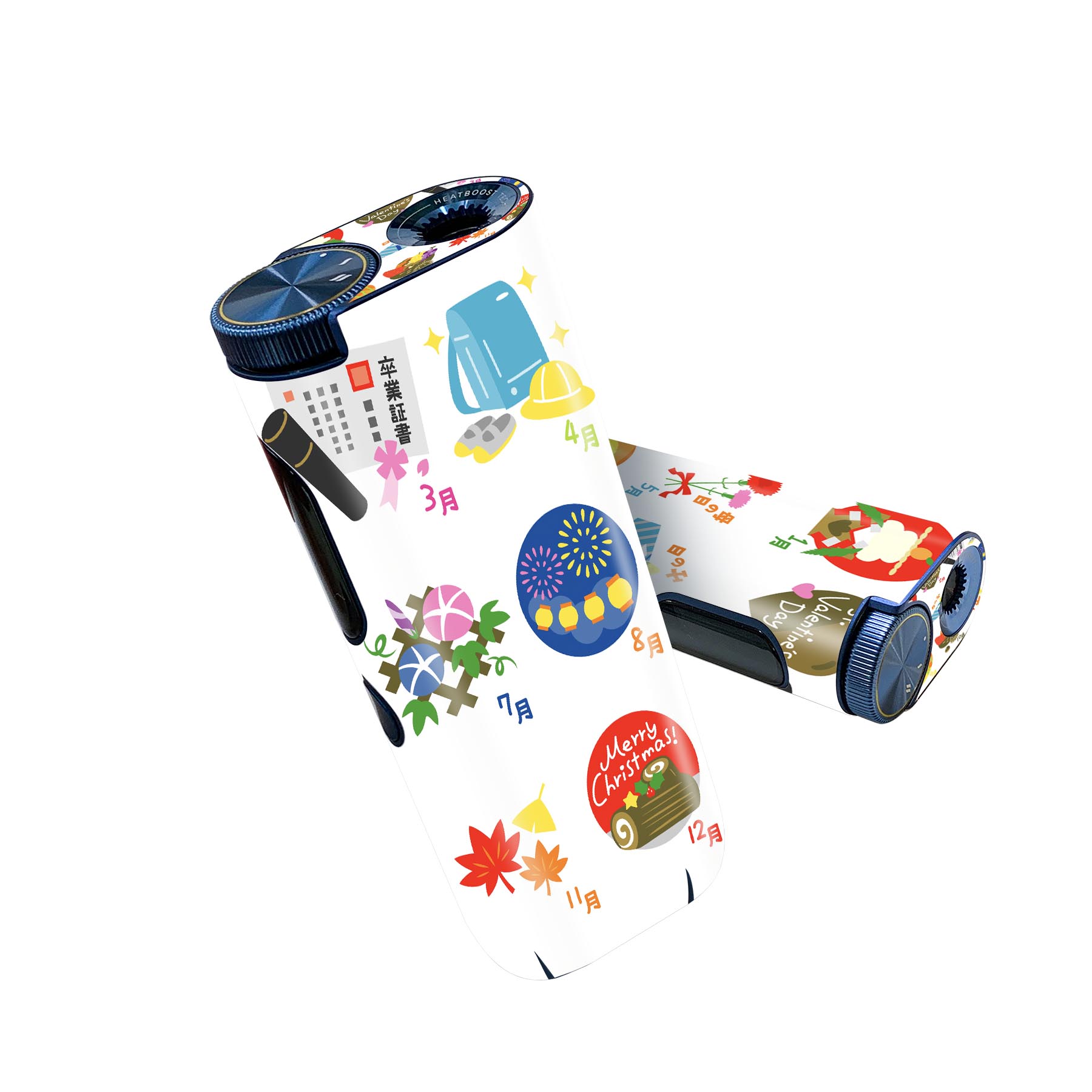 商品特徴・貼るだけでかんたん着せ替え、glo hyper pro 専用デザインスキンシール・高精細プリントで写真と遜色のない仕上がり！半光沢シートでしっとりツヤのある表現力・側面2枚に加え、天面3枚がセットで失敗しても安心！・ちょっとしたす...