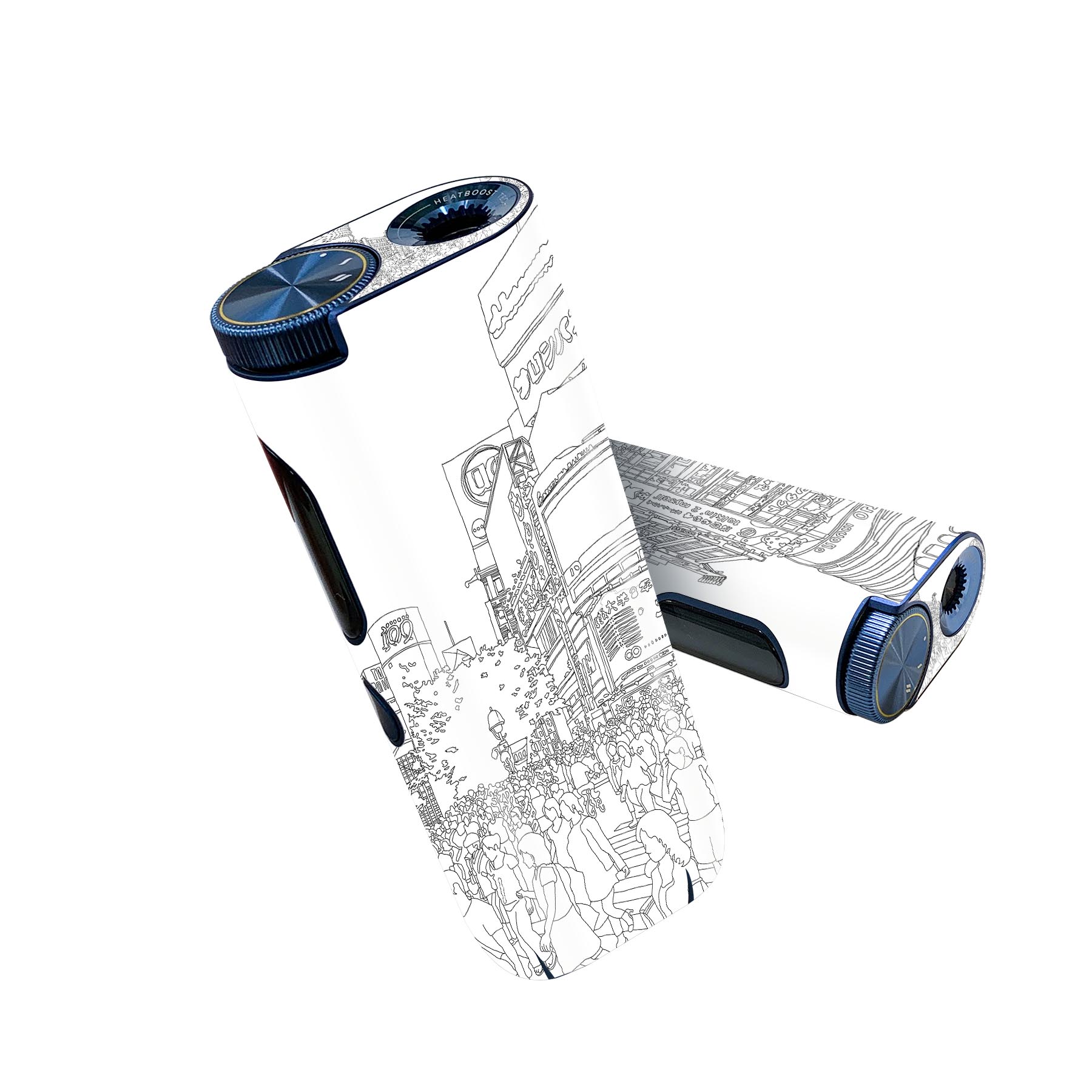 商品特徴・貼るだけでかんたん着せ替え、glo hyper pro 専用デザインスキンシール・高精細プリントで写真と遜色のない仕上がり！半光沢シートでしっとりツヤのある表現力・側面2枚に加え、天面3枚がセットで失敗しても安心！・ちょっとしたす...