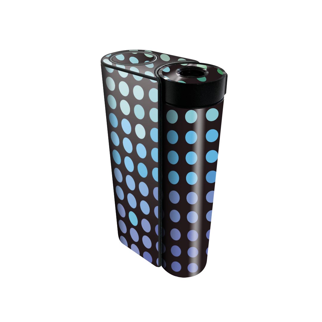 商品特徴・貼るだけでかんたん着せ替え、glo hyperx2 専用デザインスキンシール・高精細プリントで写真と遜色のない仕上がり！半光沢シートでしっとりツヤのある表現力・正面に加え、天面・底面シールがセットで一体感アップ！・ちょっとしたすり...