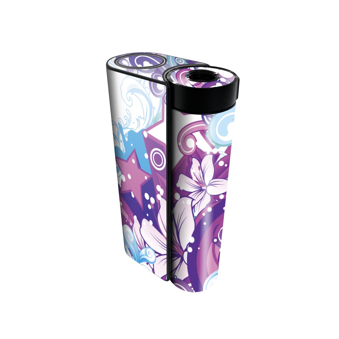 商品特徴・貼るだけでかんたん着せ替え、glo hyperx2 専用デザインスキンシール・高精細プリントで写真と遜色のない仕上がり！半光沢シートでしっとりツヤのある表現力・正面に加え、天面・底面シールがセットで一体感アップ！・ちょっとしたすり...