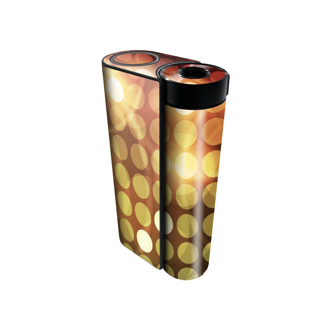 商品特徴・貼るだけでかんたん着せ替え、glo hyperx2 専用デザインスキンシール・高精細プリントで写真と遜色のない仕上がり！半光沢シートでしっとりツヤのある表現力・正面に加え、天面・底面シールがセットで一体感アップ！・ちょっとしたすり...