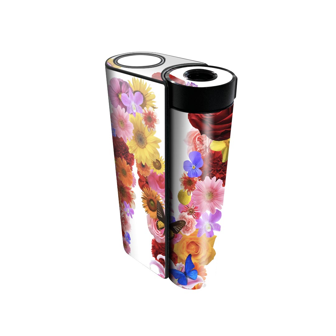 商品特徴・貼るだけでかんたん着せ替え、glo hyperx2 専用デザインスキンシール・高精細プリントで写真と遜色のない仕上がり！半光沢シートでしっとりツヤのある表現力・正面に加え、天面・底面シールがセットで一体感アップ！・ちょっとしたすり...