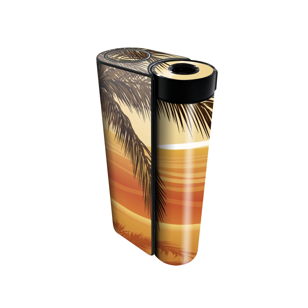 商品特徴・貼るだけでかんたん着せ替え、glo hyperx2 専用デザインスキンシール・高精細プリントで写真と遜色のない仕上がり！半光沢シートでしっとりツヤのある表現力・正面に加え、天面・底面シールがセットで一体感アップ！・ちょっとしたすり...