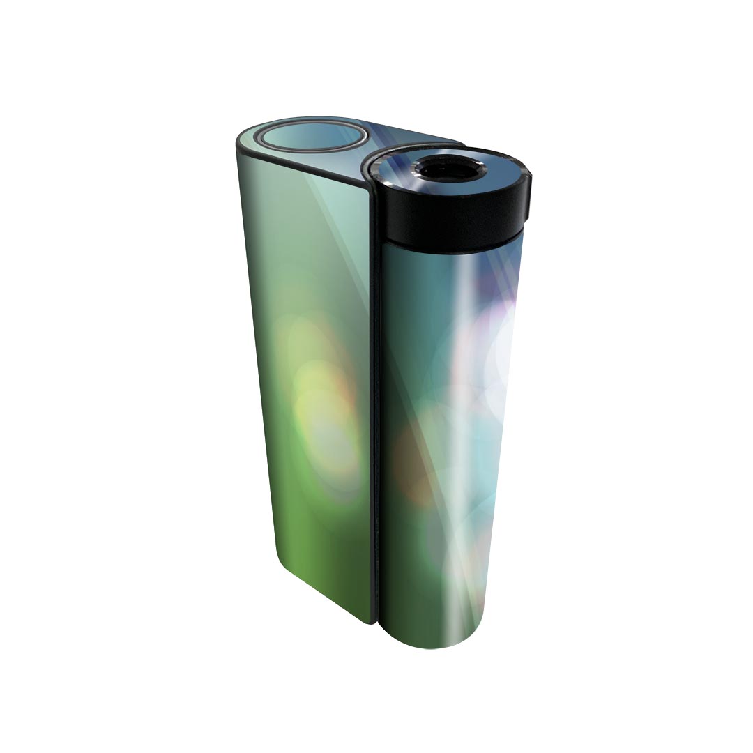 商品特徴・貼るだけでかんたん着せ替え、glo hyperx2 専用デザインスキンシール・高精細プリントで写真と遜色のない仕上がり！半光沢シートでしっとりツヤのある表現力・正面に加え、天面・底面シールがセットで一体感アップ！・ちょっとしたすり...