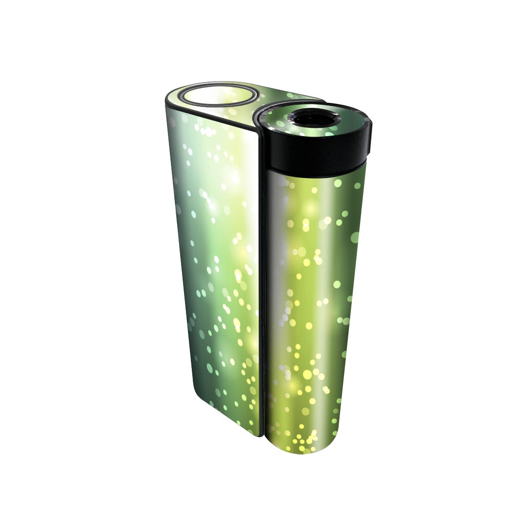 商品特徴・貼るだけでかんたん着せ替え、glo hyperx2 専用デザインスキンシール・高精細プリントで写真と遜色のない仕上がり！半光沢シートでしっとりツヤのある表現力・正面に加え、天面・底面シールがセットで一体感アップ！・ちょっとしたすり...