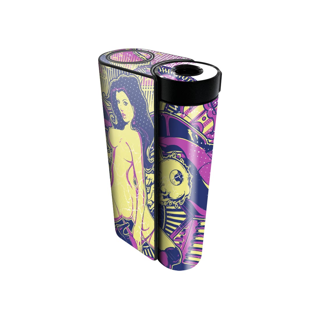 商品特徴・貼るだけでかんたん着せ替え、glo hyperx2 専用デザインスキンシール・高精細プリントで写真と遜色のない仕上がり！半光沢シートでしっとりツヤのある表現力・正面に加え、天面・底面シールがセットで一体感アップ！・ちょっとしたすり...