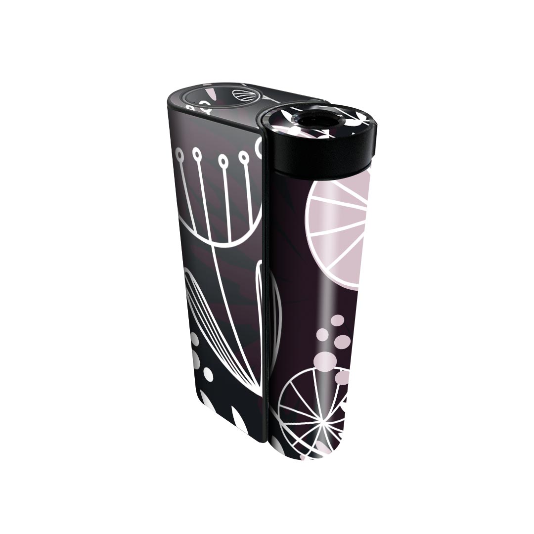 商品特徴・貼るだけでかんたん着せ替え、glo hyperx2 専用デザインスキンシール・高精細プリントで写真と遜色のない仕上がり！半光沢シートでしっとりツヤのある表現力・正面に加え、天面・底面シールがセットで一体感アップ！・ちょっとしたすり...