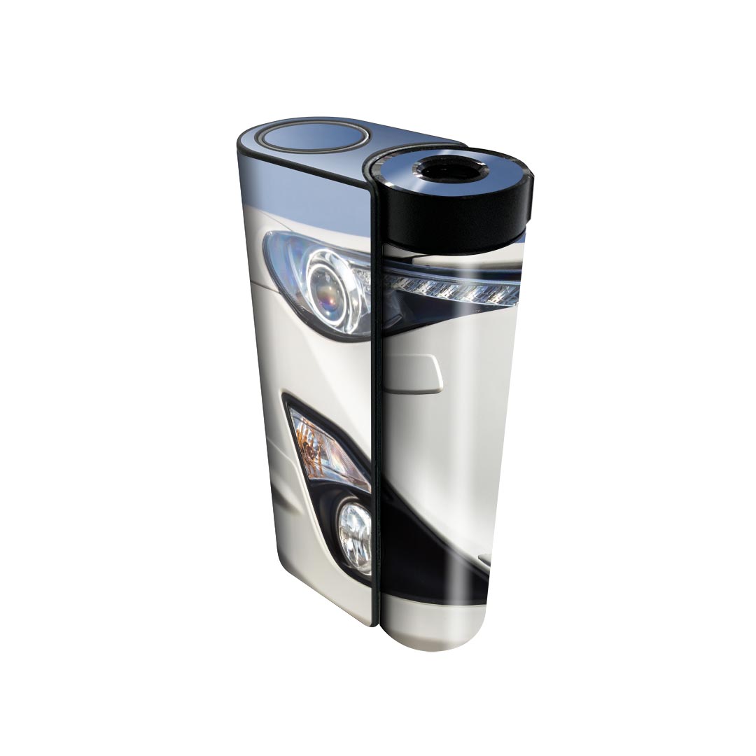 商品特徴・貼るだけでかんたん着せ替え、glo hyperx2 専用デザインスキンシール・高精細プリントで写真と遜色のない仕上がり！半光沢シートでしっとりツヤのある表現力・正面に加え、天面・底面シールがセットで一体感アップ！・ちょっとしたすり...