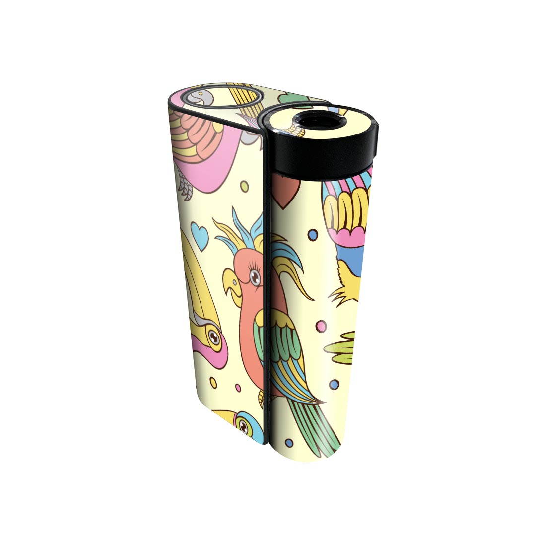 商品特徴・貼るだけでかんたん着せ替え、glo hyperx2 専用デザインスキンシール・高精細プリントで写真と遜色のない仕上がり！半光沢シートでしっとりツヤのある表現力・正面に加え、天面・底面シールがセットで一体感アップ！・ちょっとしたすり...