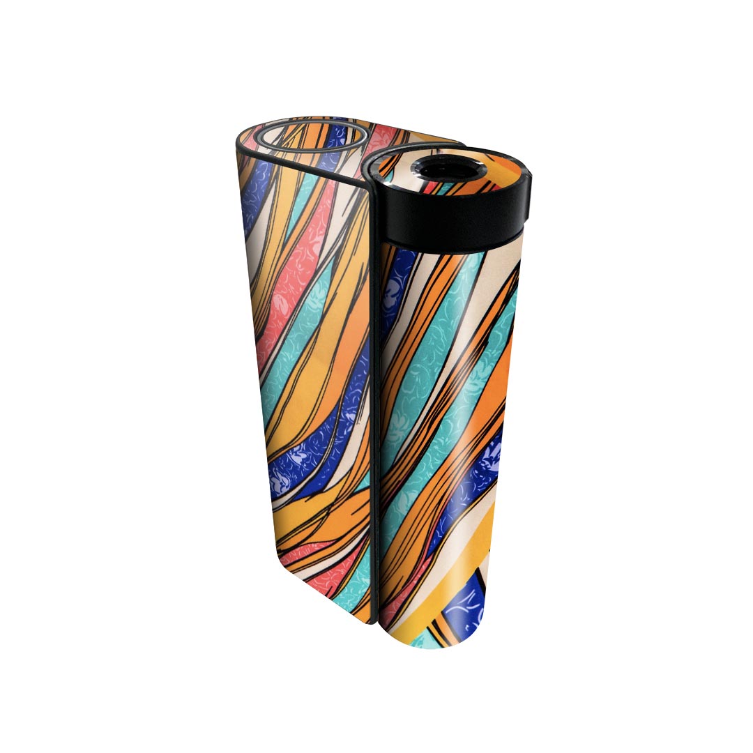 商品特徴・貼るだけでかんたん着せ替え、glo hyperx2 専用デザインスキンシール・高精細プリントで写真と遜色のない仕上がり！半光沢シートでしっとりツヤのある表現力・正面に加え、天面・底面シールがセットで一体感アップ！・ちょっとしたすり...