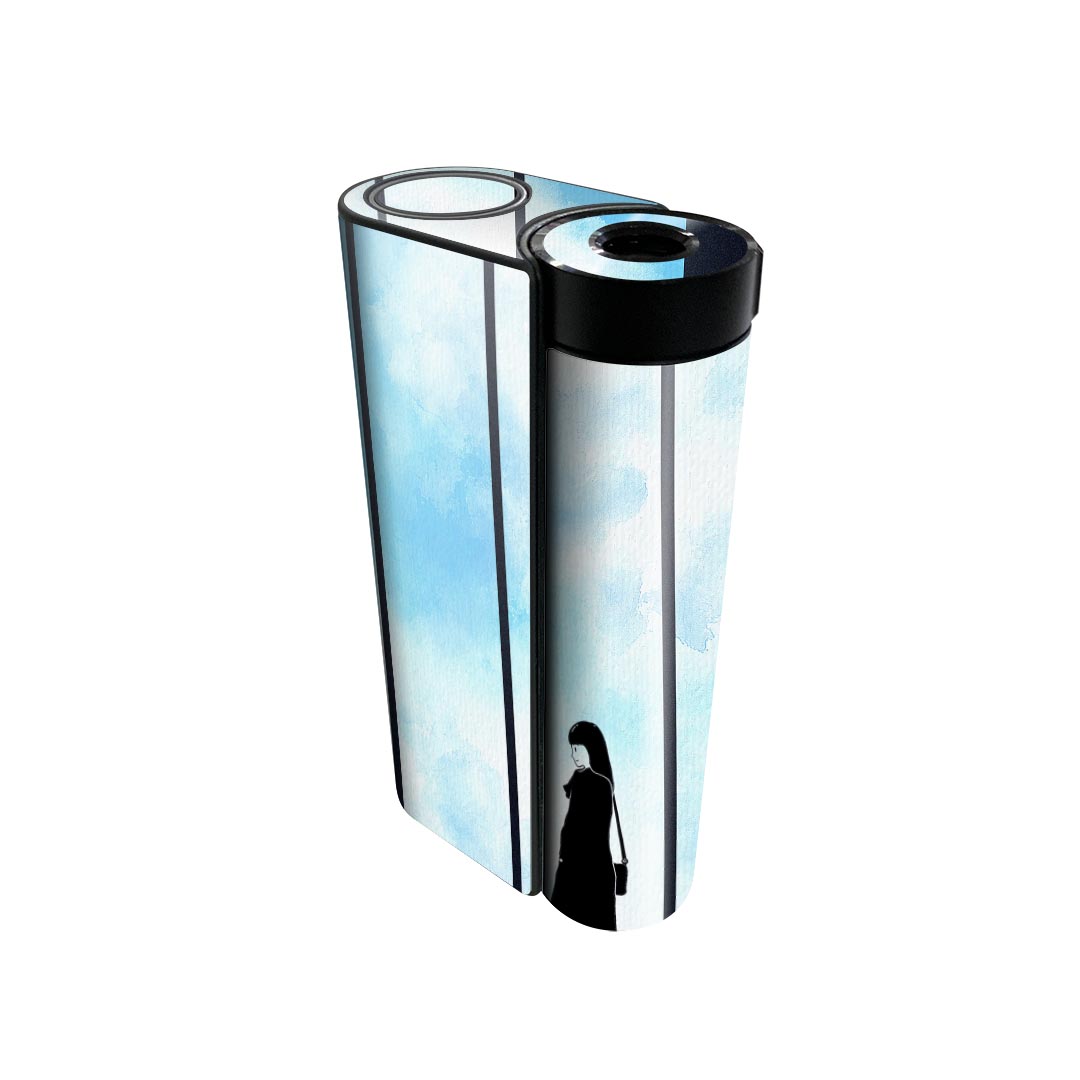 商品特徴・貼るだけでかんたん着せ替え、glo hyperx2 専用デザインスキンシール・高精細プリントで写真と遜色のない仕上がり！半光沢シートでしっとりツヤのある表現力・正面に加え、天面・底面シールがセットで一体感アップ！・ちょっとしたすり...