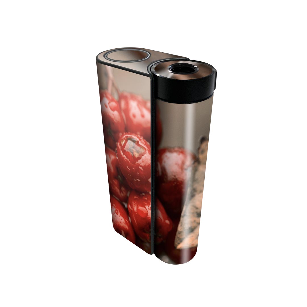 商品特徴・貼るだけでかんたん着せ替え、glo hyperx2 専用デザインスキンシール・高精細プリントで写真と遜色のない仕上がり！半光沢シートでしっとりツヤのある表現力・正面に加え、天面・底面シールがセットで一体感アップ！・ちょっとしたすり...