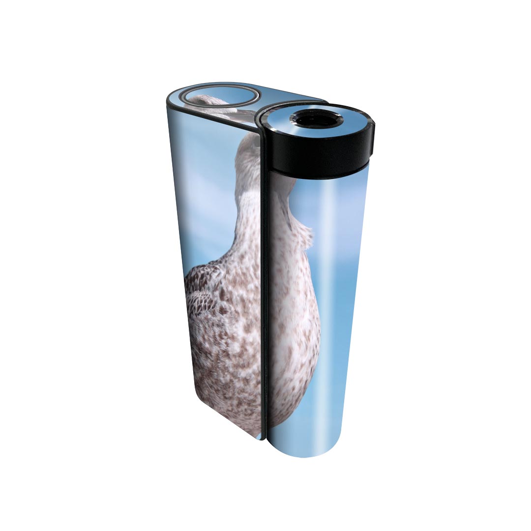 商品特徴・貼るだけでかんたん着せ替え、glo hyperx2 専用デザインスキンシール・高精細プリントで写真と遜色のない仕上がり！半光沢シートでしっとりツヤのある表現力・正面に加え、天面・底面シールがセットで一体感アップ！・ちょっとしたすり...