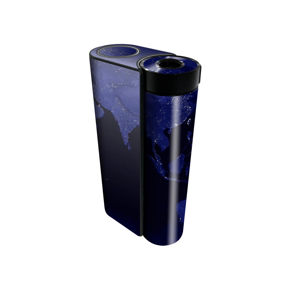 商品特徴・貼るだけでかんたん着せ替え、glo hyperx2 専用デザインスキンシール・高精細プリントで写真と遜色のない仕上がり！半光沢シートでしっとりツヤのある表現力・正面に加え、天面・底面シールがセットで一体感アップ！・ちょっとしたすり...