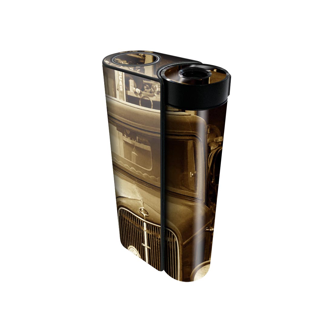 商品特徴・貼るだけでかんたん着せ替え、glo hyperx2 専用デザインスキンシール・高精細プリントで写真と遜色のない仕上がり！半光沢シートでしっとりツヤのある表現力・正面に加え、天面・底面シールがセットで一体感アップ！・ちょっとしたすり...