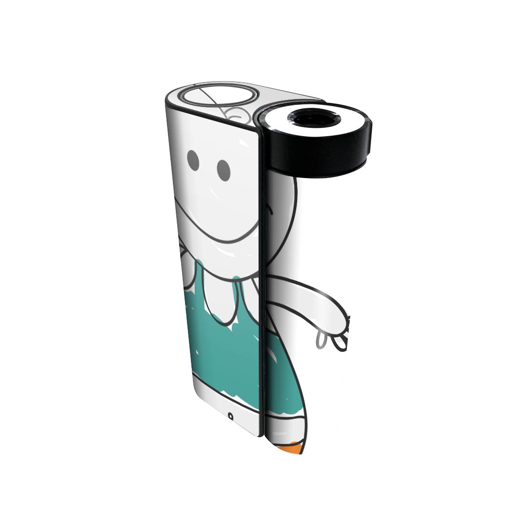 商品特徴・貼るだけでかんたん着せ替え、glo hyperx2 専用デザインスキンシール・高精細プリントで写真と遜色のない仕上がり！半光沢シートでしっとりツヤのある表現力・正面に加え、天面・底面シールがセットで一体感アップ！・ちょっとしたすり...