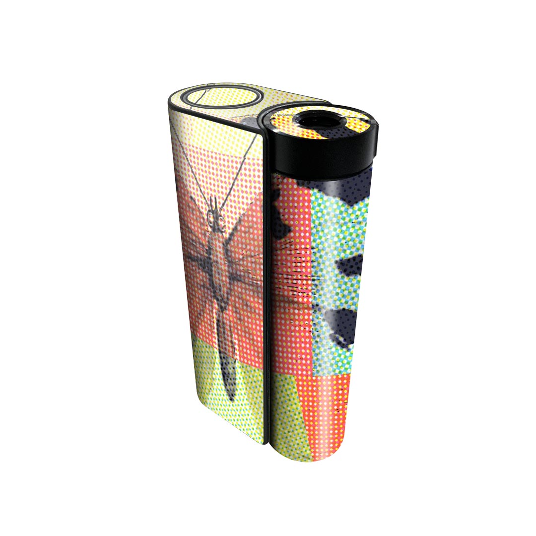 商品特徴・貼るだけでかんたん着せ替え、glo hyperx2 専用デザインスキンシール・高精細プリントで写真と遜色のない仕上がり！半光沢シートでしっとりツヤのある表現力・正面に加え、天面・底面シールがセットで一体感アップ！・ちょっとしたすり...