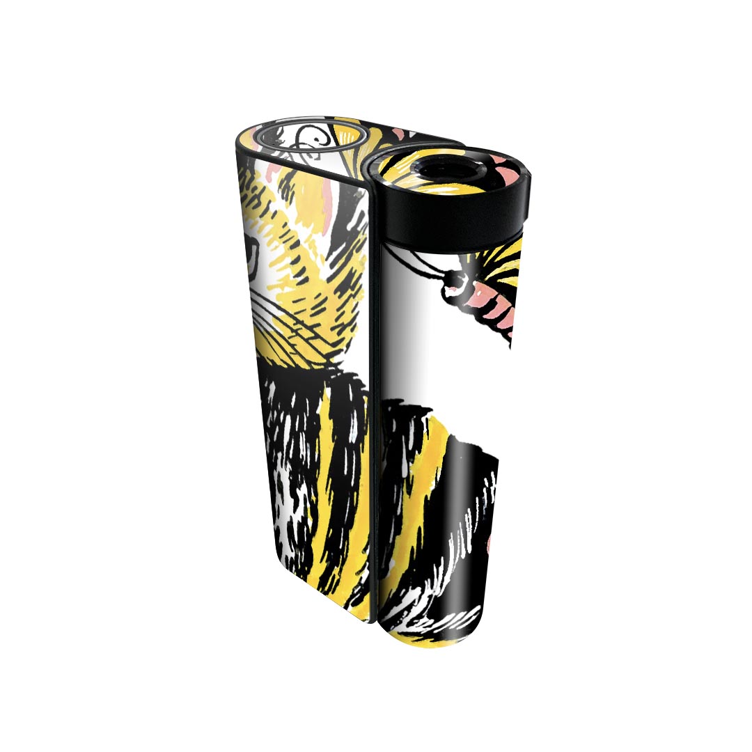 商品特徴・貼るだけでかんたん着せ替え、glo hyperx2 専用デザインスキンシール・高精細プリントで写真と遜色のない仕上がり！半光沢シートでしっとりツヤのある表現力・正面に加え、天面・底面シールがセットで一体感アップ！・ちょっとしたすり...