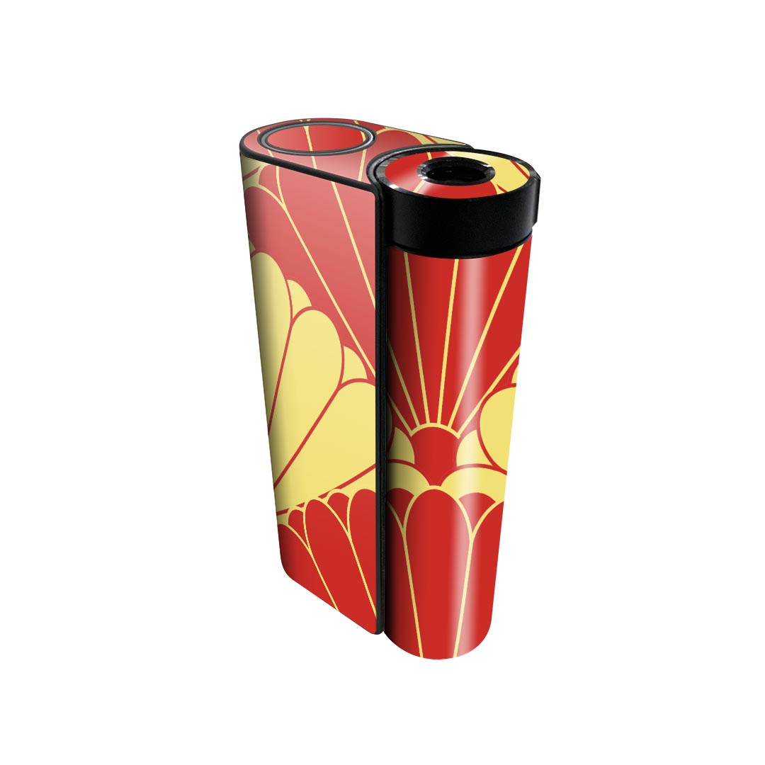 商品特徴・貼るだけでかんたん着せ替え、glo hyperx2 専用デザインスキンシール・高精細プリントで写真と遜色のない仕上がり！半光沢シートでしっとりツヤのある表現力・正面に加え、天面・底面シールがセットで一体感アップ！・ちょっとしたすり...