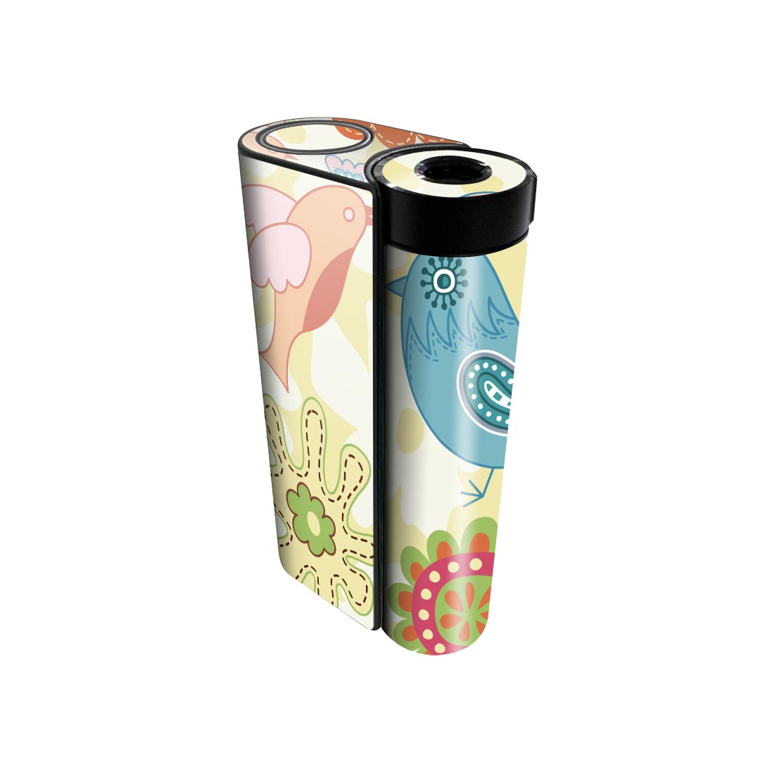 商品特徴・貼るだけでかんたん着せ替え、glo hyperx2 専用デザインスキンシール・高精細プリントで写真と遜色のない仕上がり！半光沢シートでしっとりツヤのある表現力・正面に加え、天面・底面シールがセットで一体感アップ！・ちょっとしたすり...