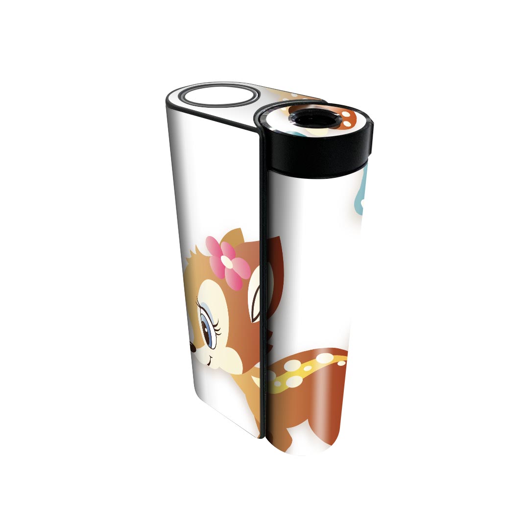 商品特徴・貼るだけでかんたん着せ替え、glo hyperx2 専用デザインスキンシール・高精細プリントで写真と遜色のない仕上がり！半光沢シートでしっとりツヤのある表現力・正面に加え、天面・底面シールがセットで一体感アップ！・ちょっとしたすり...