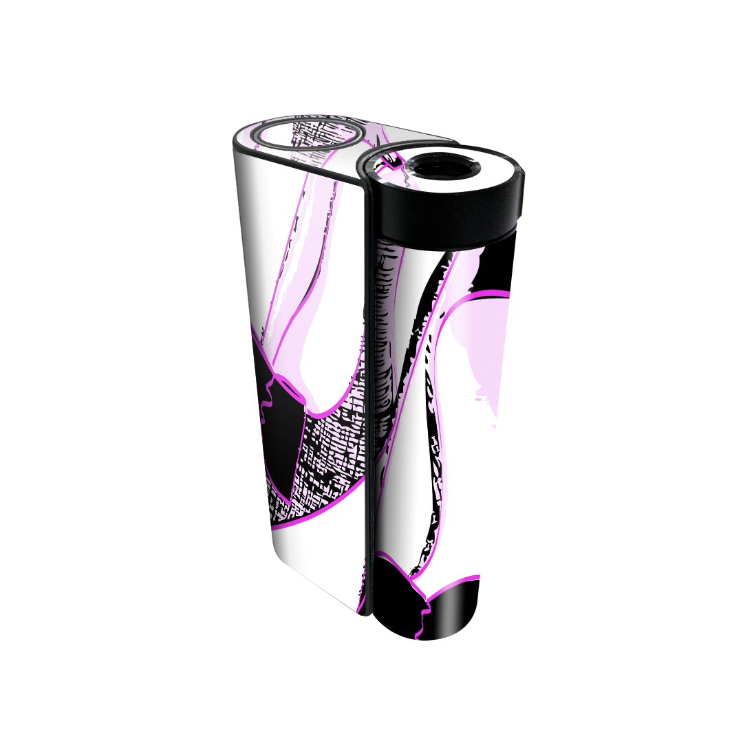 商品特徴・貼るだけでかんたん着せ替え、glo hyperx2 専用デザインスキンシール・高精細プリントで写真と遜色のない仕上がり！半光沢シートでしっとりツヤのある表現力・正面に加え、天面・底面シールがセットで一体感アップ！・ちょっとしたすり...