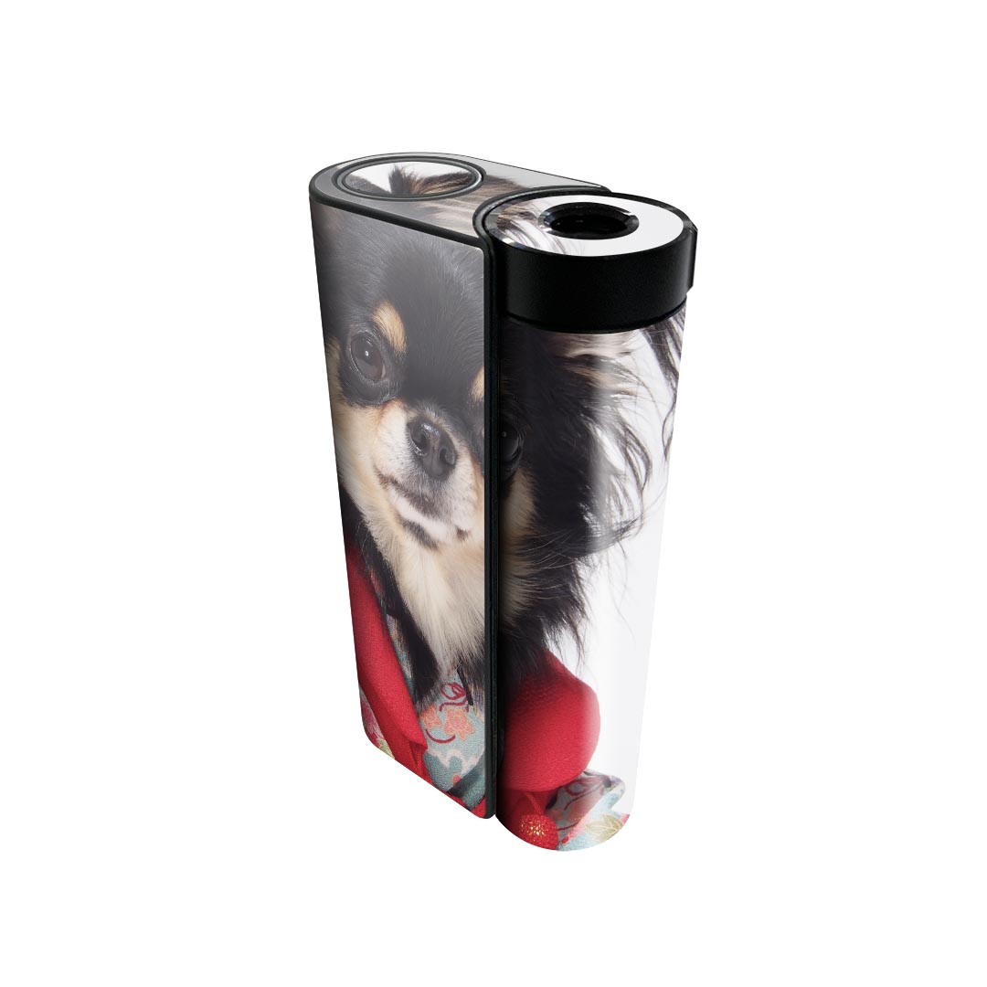 商品特徴・貼るだけでかんたん着せ替え、glo hyperx2 専用デザインスキンシール・高精細プリントで写真と遜色のない仕上がり！半光沢シートでしっとりツヤのある表現力・正面に加え、天面・底面シールがセットで一体感アップ！・ちょっとしたすり...