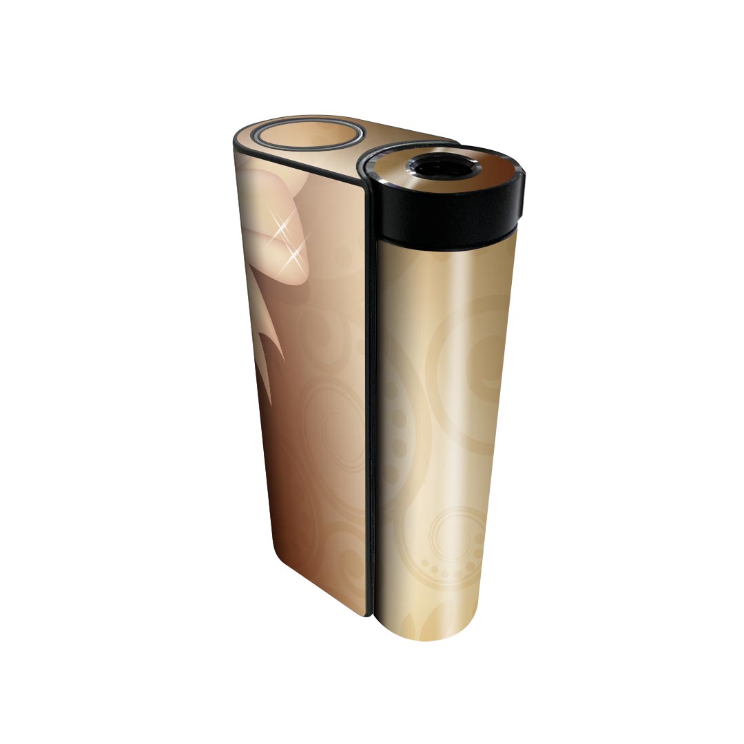 商品特徴・貼るだけでかんたん着せ替え、glo hyperx2 専用デザインスキンシール・高精細プリントで写真と遜色のない仕上がり！半光沢シートでしっとりツヤのある表現力・正面に加え、天面・底面シールがセットで一体感アップ！・ちょっとしたすり...