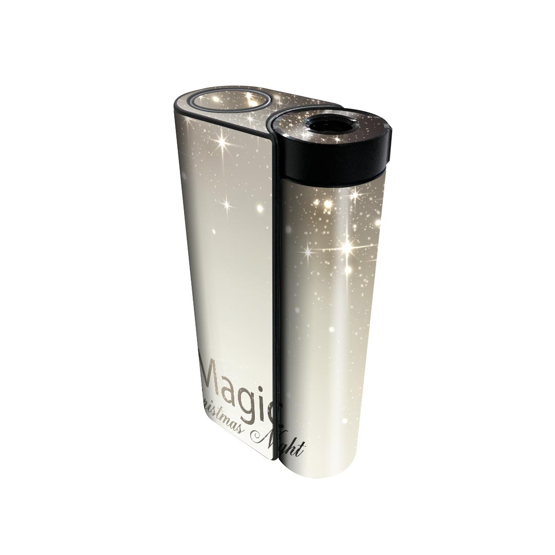商品特徴・貼るだけでかんたん着せ替え、glo hyperx2 専用デザインスキンシール・高精細プリントで写真と遜色のない仕上がり！半光沢シートでしっとりツヤのある表現力・正面に加え、天面・底面シールがセットで一体感アップ！・ちょっとしたすり...
