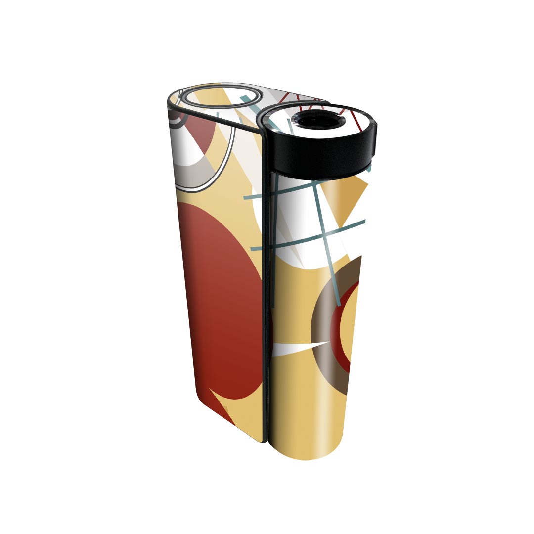 商品特徴・貼るだけでかんたん着せ替え、glo hyperx2 専用デザインスキンシール・高精細プリントで写真と遜色のない仕上がり！半光沢シートでしっとりツヤのある表現力・正面に加え、天面・底面シールがセットで一体感アップ！・ちょっとしたすり...